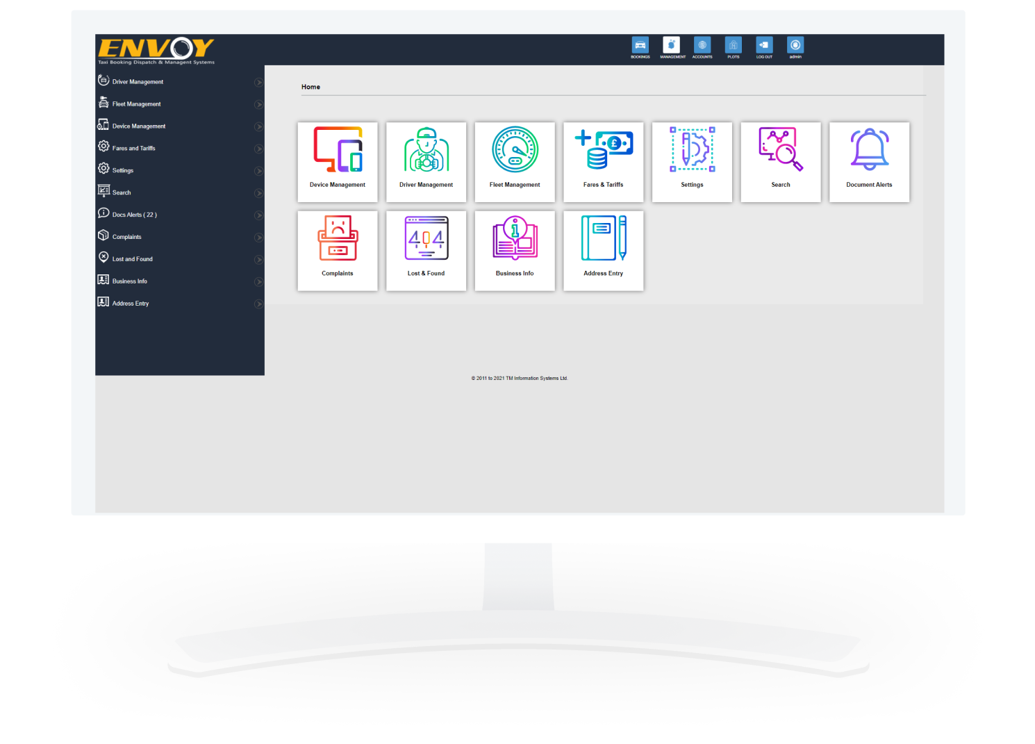 Envoy: Taxi Cab Booking Dispatch Management and Invoicing Software UK